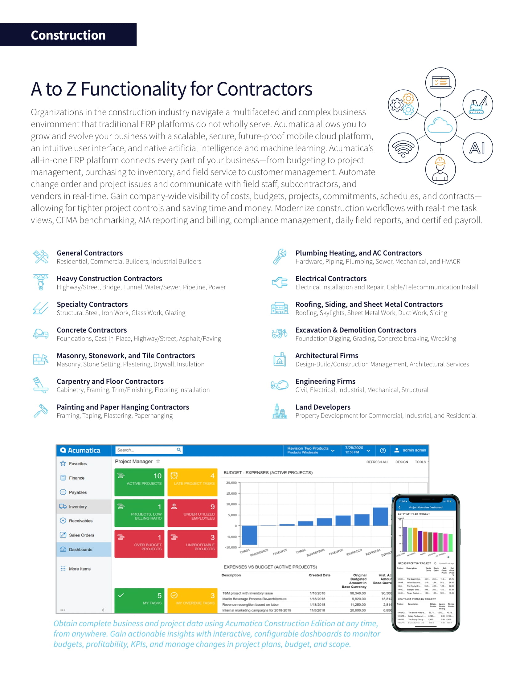 Why Acumatica Construction Edition Is Right | Acumatica Cloud ERP