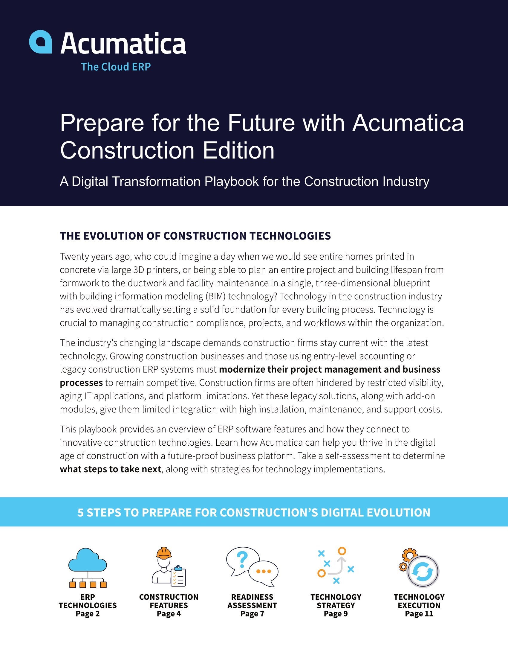 Why Construction Digital Transformation Is A Must To Remain Competitive | Acumatica Cloud ERP