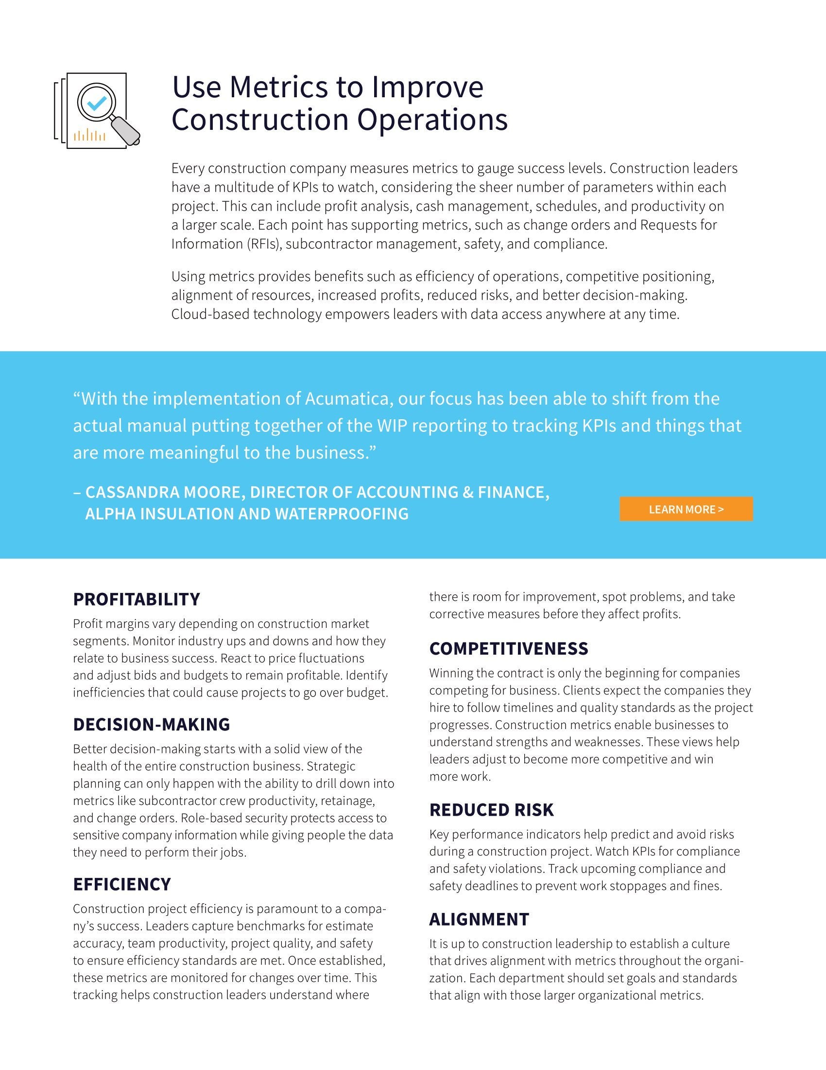 Essential Construction Metrics For Every Construction Business Leader