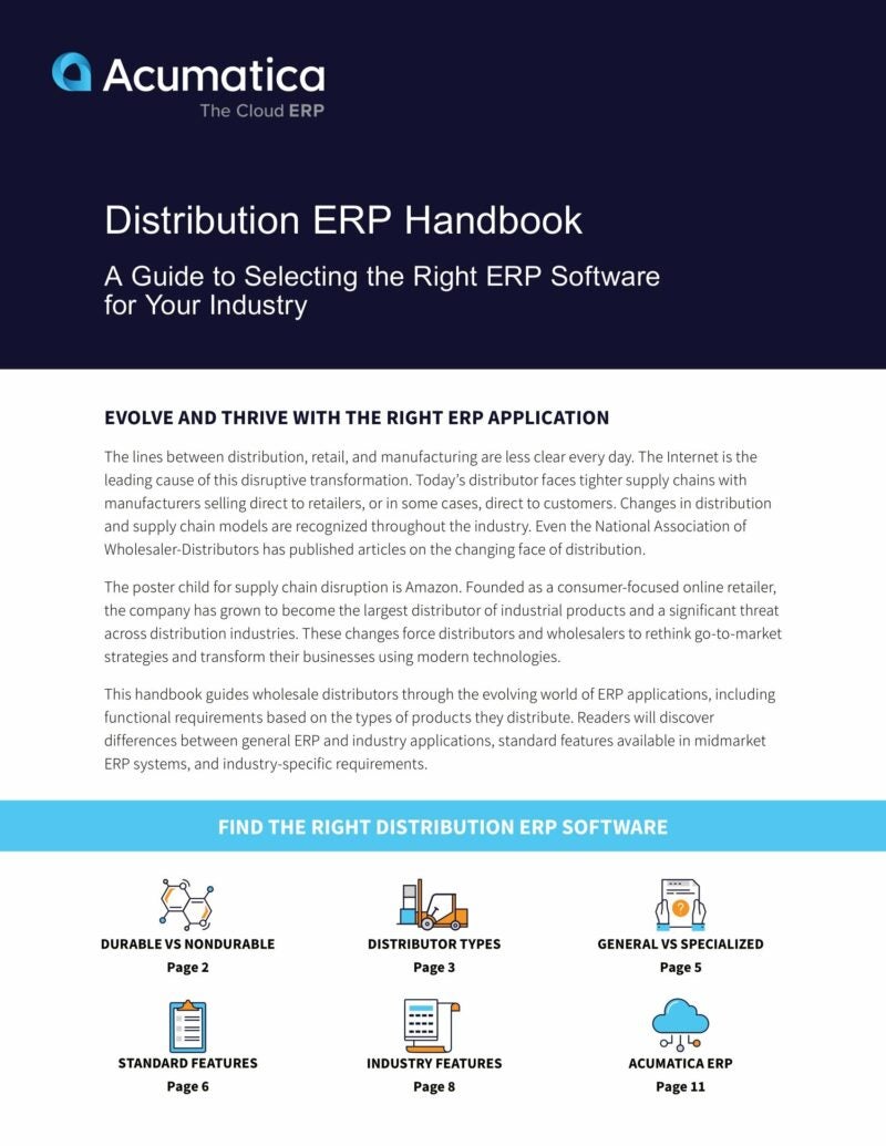 Wholesale Distribution ERP Software | Distribution Management System